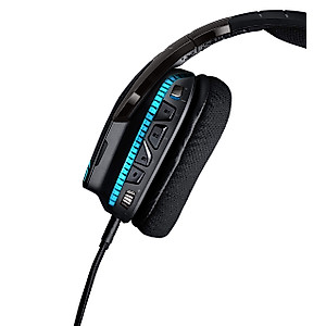 Logitech G633 Artemis Spectrum – RGB 7.1 Dolby and DTS Headphone Surround Sound Gaming Headset – PC, PS4, Xbox One, Switch, and Mobile Compatible – Exceptional Audio Performance – Black