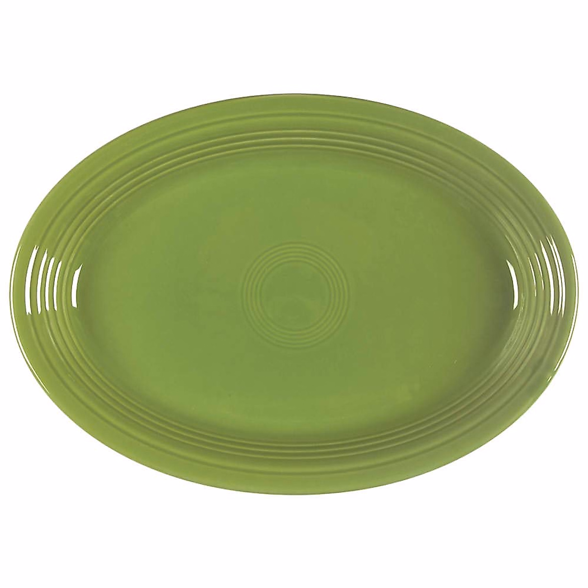 Homer Laughlin Fiesta Shamrock Green 13" Oval Serving Platter