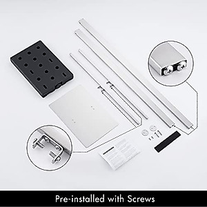 KES Towel Rack Bathroom Hand Towel Holder 2-Tier, Towel Rack for Bathroom Floor, SUS304 Stainless Steel Brushed Finish, BTH221-2