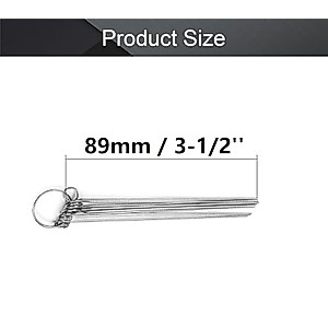 Utoolmart 4 Set Welding Tip Cleaner, Nozzle Cleaner Gas Welding Brazing Cutting Torch Tip Cleaner Needle