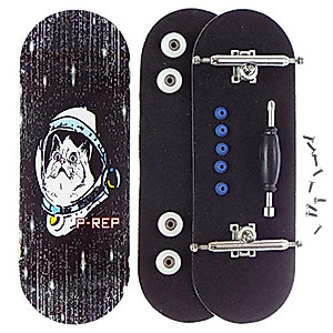 P-REP Space Cat - Solid Performance Complete Wooden Fingerboard (Chromite, 34mm x 97mm)