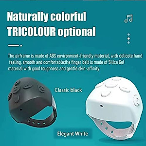 Shutter Remote Control - Bluetooth Wireless Selfie Recording Video Music App Button Clicker - Compatible with iPhone, iPad, Android, Samsung, Google Pixel Cell Phones, Smartphones and Tablets(Black)