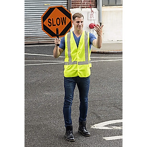 NYOrtho Reflective Vest For Walking - Highly Visible & Breathable Mesh Safety Vest Reflective -Lightweigh - Sweat-Free - ANSI/ISEA Class 3