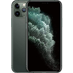 Apple iPhone 11 Pro, 64GB, Midnight Green - Unlocked (Renewed)