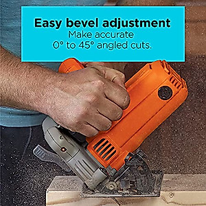 BLACK+DECKER 7-1/4-Inch Circular Saw with Laser, 13-Amp (BDECS300C)