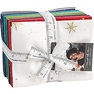 V and Co Ombre Flurries Metallic 21 Fat Quarters Moda Fabrics 10874ABM