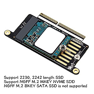 SSD Expansion Card, Wide Convenient NVME M.2 SSD Conversion Adapter for Laptop