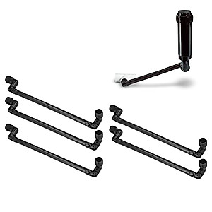 5PCS Swing Joint Pipe G3/4 External Thread 360 Degrees Rotatable Swing Joint Assembly 13.4 Inch Pipe Swing Assembly for Home Lawns Gardening Sprinkler