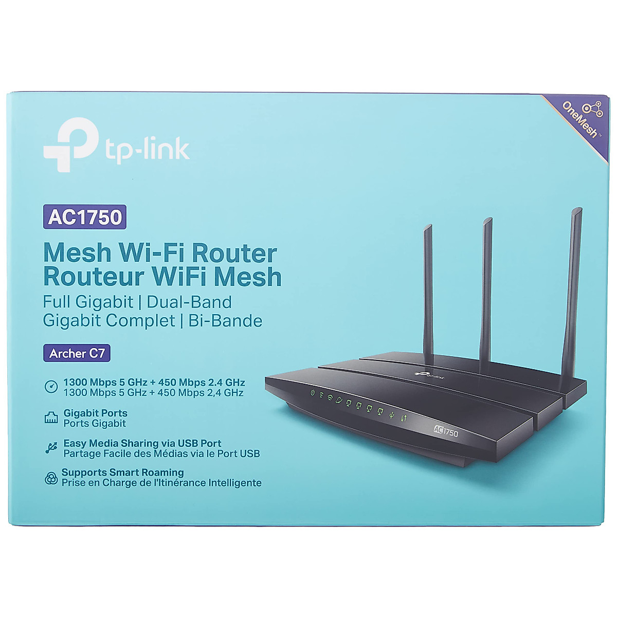 tp-link WiFi Router AC1750 Wireless Dual Band Gigabit (Archer C7), Router-AC1750