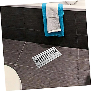 Veemoon 4pcs Floor Drain Washing Room The Kitchen Laundry Softner Rkitchen The Devol Kitchen Water Hair Catcher for Shower Hair Catcher Bathtub Drain Tub Drain Hair Catcher Stainless Steel