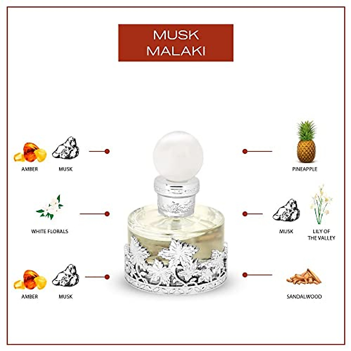 Swiss Arabian Musk Malaki - Luxury Products From Dubai - Long Lasting And Addictive Personal Perfume Oil Fragrance - A Seductive, Signature Aroma - The Luxurious Scent Of Arabia - 1 Oz