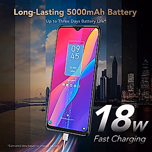 TCL 30XL | 2022 | 6.82-inch Screen | Unlocked Cell Phone | 50MP Rear + 13MP Front Camera| 6/64GB | Night Mist (No 5G)