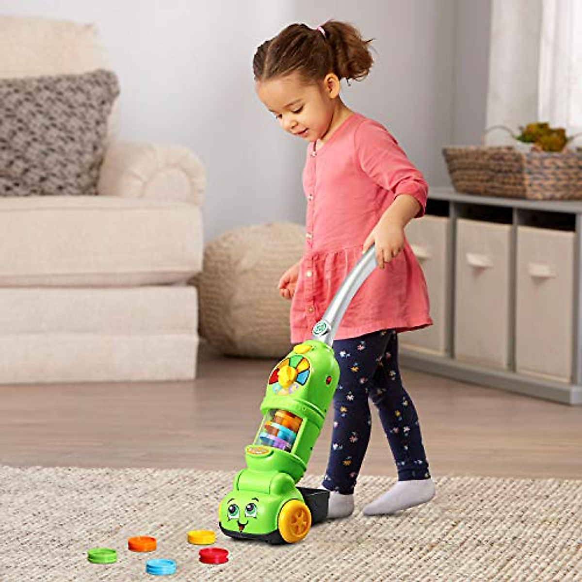 Leapfrog Pick Up and Count Vacuum, Green