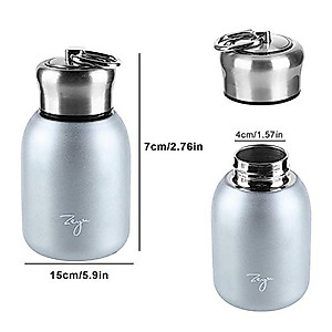 10.15oz/300ML Mini Thermal Mug Leak Proof Vacuum Flasks Travel Thermos Stainless Steel Drink Water Bottle Small Thermos Cups for Indoor and Outdoor by Floor88 (Green)