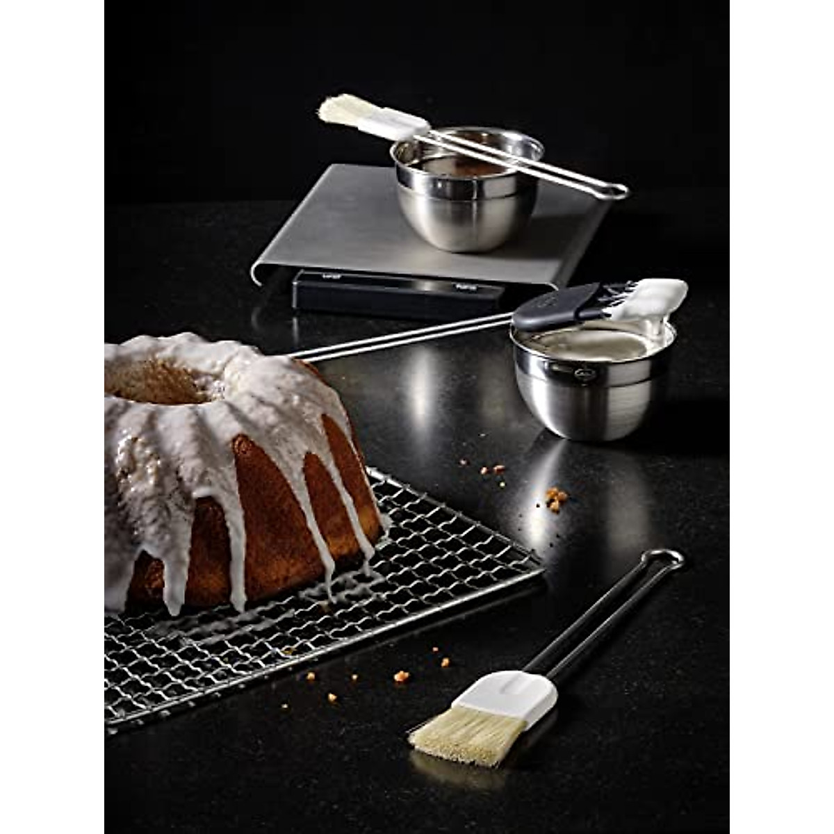 Rösle Stainless Steel Pastry Brush, 1.4-inch