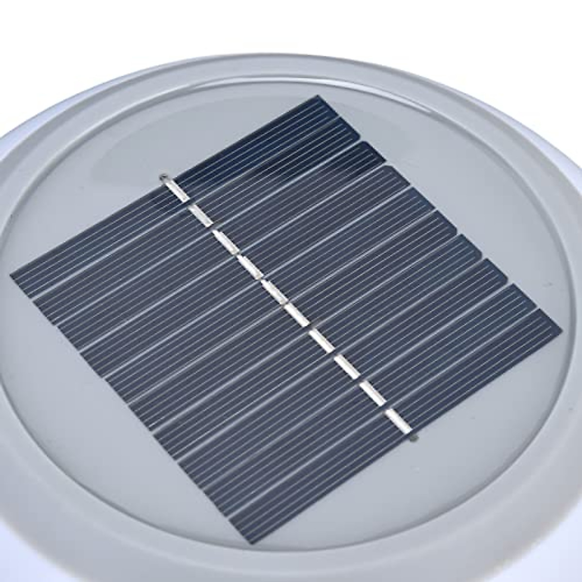 Solar Globe Column Light, Round Ball Waterproof Solar Outdoor Column Lamp Villa Fence LED Post Light Courtyard Garden Lawn Street Lights External Landscape Patio Pillar Lighting Fixture, Solar Gl