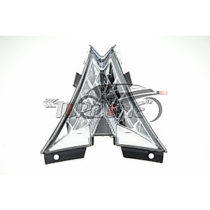 TOPZONE LED Brake Tail Light Integrated Turn signal Function Fit for APR-ILIA 2012-2016 CAPONORD 1200 (Transparent)