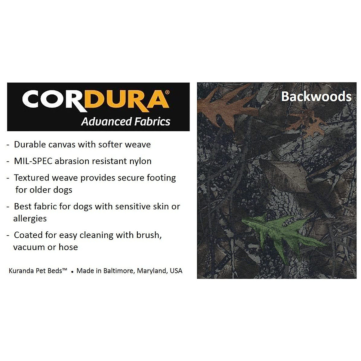 Kuranda Cordura Pad - X-Large - 44" x 27" - Backwoods