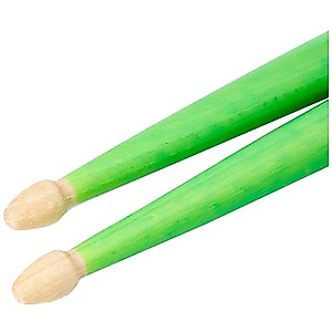 Avedis Zildjian Company 5A Acorn Neon Green Drumsticks