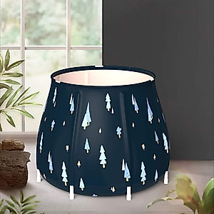 Mcgrady1xm Portable Foldable Bathtub for Adults, Ice Cold Bath Tub, Soaking Tub for Shower Stall, Separate Family Bathroom SPA Hot Bath Tub, Efficient Maintenance of Temperature