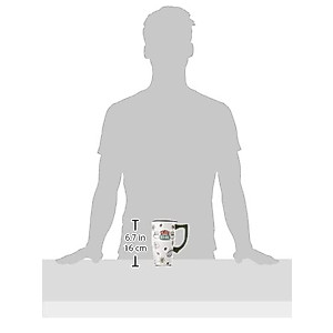 Spoontiques - Ceramic Travel Mugs - Central Perk Cup - Hot or Cold Beverages - Gift for Coffee Lovers