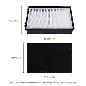 HAPF600D Filter Compatible with Holmes True HEPA Filter B Replace HAPF600 HAP615 HAP625 HAP650 HAP675RC HAP725 HAP750 HAP1625 HAP1650 HAP1725 HAP1750 Filters(4 Packs)