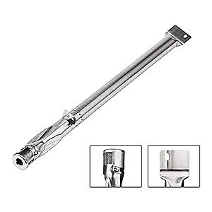 Uniflasy Grill Replacement Parts Kit for Smoke Hollow 6500 6800 PS9500 PS9900 SH5000 SH9916 16 1/2 Inch Porcelain Steel Heat Plate Shield Stainless Steel Pipe Burners 3 Packs