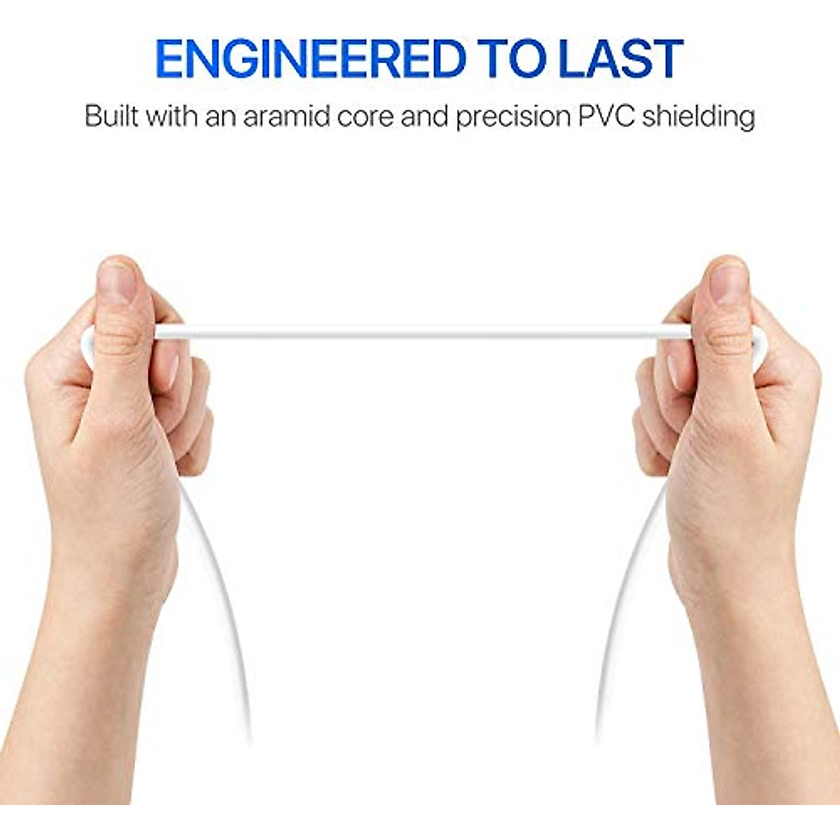 AUNC iPhone Charger 4PACK 3/3/6/6Feet Long USB Charging Cable High Speed Connector Data Sync Transfer Cord Compatible with iPhone Xs Max/X/8/7/Plus/6S/6/SE/5S iPad