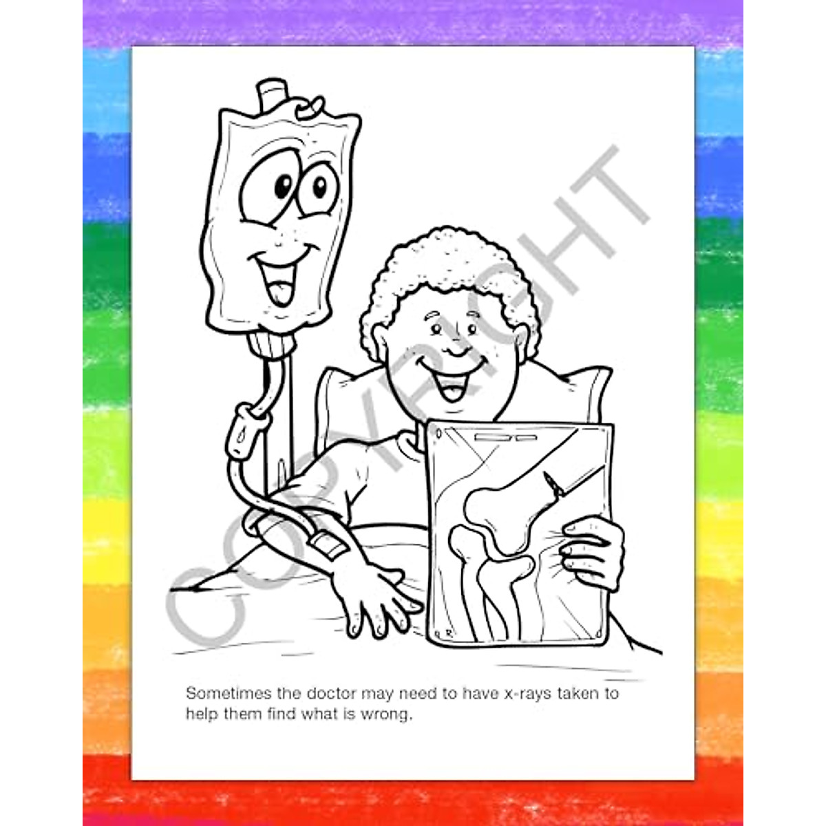 ZOCO - A Trip to The Hospital - Coloring Books (25 Bulk Pack, Without Crayons) - Hospital Supplies for Kids - Educational Games, Puzzles, Fun Activities for Kids