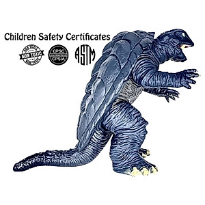 TwCare Gamera Figure 1995, Godzilla Toy Action Figure: King of The Monsters, Movie Series Movable Joints Soft Vinyl, Travel Bag