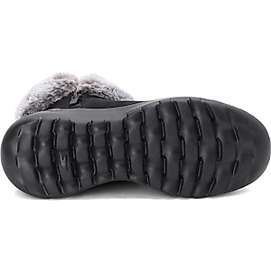 Skechers Women's On-The-Go Joy-Savvy Ankle Boot, Black/Grey, 10