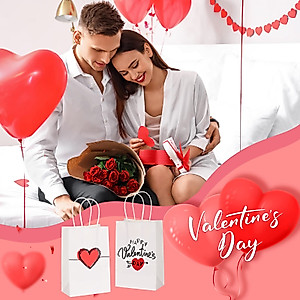 Moretoes 125pcs White Paper Bags with Handles 5.2x3.8x8 Inch, Kraft Small Gift Bags Bulk, Retail Bags, Shopping, Birthday Wedding Party Favor Bags, Merchandise Bags