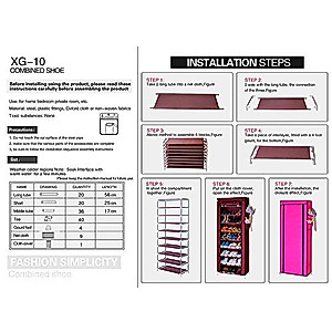Shoe Rack 10 Tier, Shoe Organizer With Cover, Shoe Rack 24 Inches Wide, Shoe Stand For Bedroom, Space Saving Shoe Rack Organizer, Sneaker Rack (Coffee)
