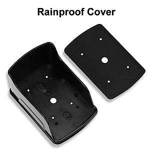 LIBO Waterproof Access Control Keypad Proximity RFID Controller, Suitable for Single Door Entry System, Support 1000 Users, Including 10pcs 125KHz RFID Keyfobs with Rainproof Cover