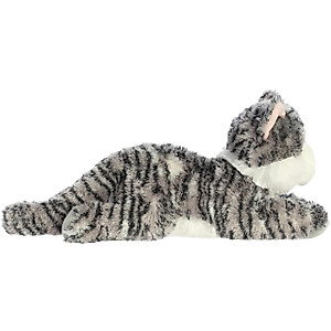 Aurora® Adorable Flopsie™ Lily™ Stuffed Animal - Playful Ease - Timeless Companions - Gray 12 Inches