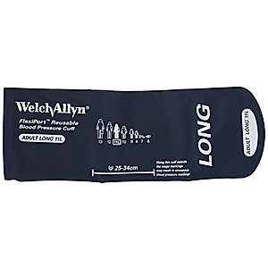 Welch Allyn REUSE-11L FlexiPort Cuffs Reusable, Durable, Adult Long