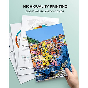 64XL Ink Cartridge Combo Pack Replacement for HP 64XL Ink Remanufactured Black and Color Work for Envy Photo 7858 7855 7120 7155 7158 7164 6255 6252 6232 Envy Inspire 7955e Tango X Printer (2-Pack)