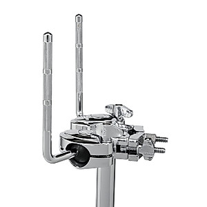 PDP By DW PDP Hardware Collection Concept Series Double 10.5mm L-Arms Tom Stand (PDTSCO),Chrome