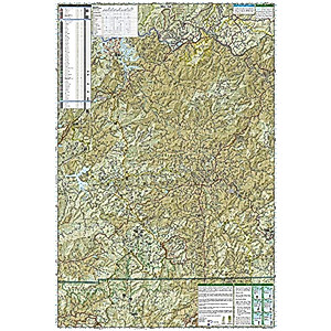 Nantahala and Cullasaja Gorges Map [Nantahala National Forest] (National Geographic Trails Illustrated Map, 785)