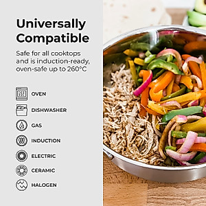 Frieling Black Cube Quick Release Cookware Sauté Pan With Lid - 11-Inch/4.5 Quart - Nonstick Frying Pan - Induction Cookware - Deep Frying Pan with Lid - Skillet with Lid - Induction Pan - Kitchen Pan