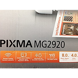 Canon PIXMA MG2920 Wireless Inkjet All-in-One Printer/Copier/Scanner