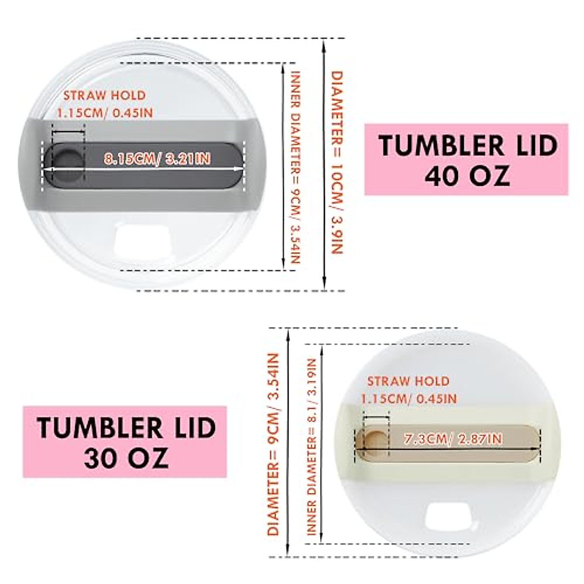 Personalized Nameplate For Cup, Quencher Tumbler Name Plate, Custom Tumble Name Tag 40oz/30oz, Acrylic Name Plate For Cup (Style 01)