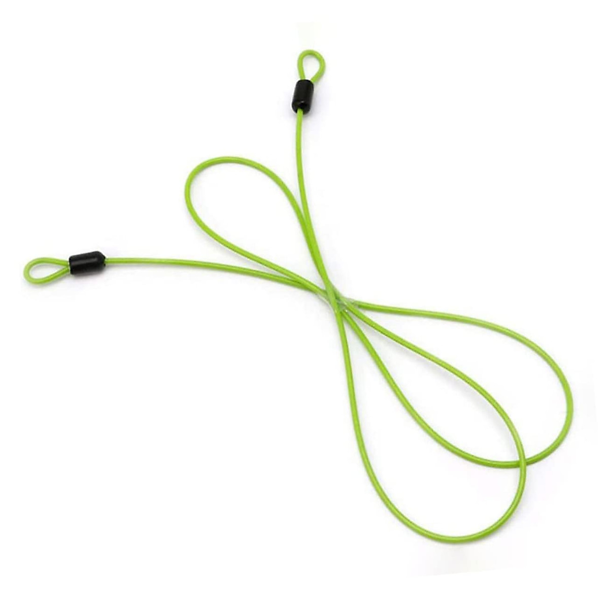 OSALADI 3pcs Wire Rope Metal Lock Steel Wire Lock Cable Green Lock Rope Road Bike Looped Bike Cable Lock Cable with Aksesuar? Kilidi Heavy Duty Bike Lock Padlock Cable Ring Security Lock