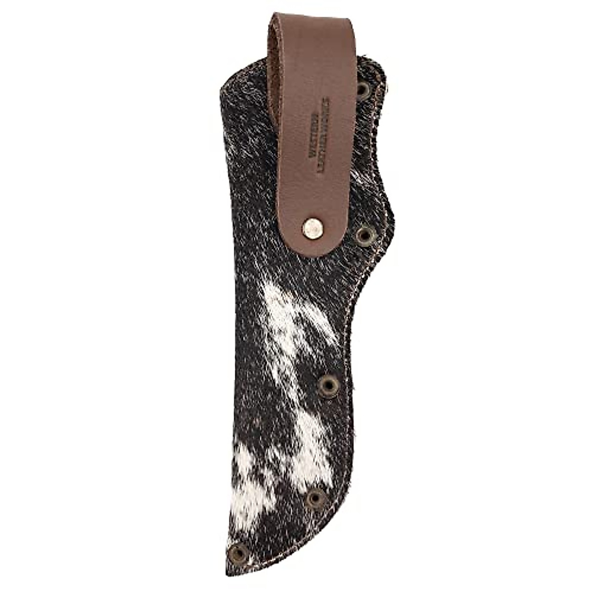 Western Leather Works, Mora Knife Sheath w/Belt Loop Handmade from Full Grain Leather - Furry