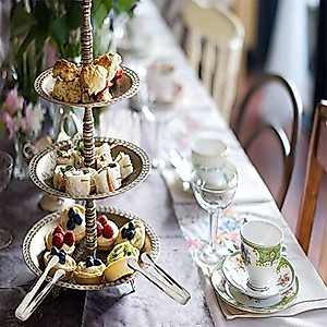 6PCS Ice Tongs Mini Sugar Tongs 4.25Inch Stainless Steel Small Serving Tongs, Small Kitchen Tiny Tongs for Appetizers,Tea Party, Coffee Bar, Desserts by Sunenlyst (Silver)