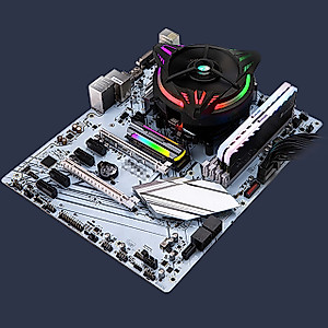 XMSJSIY ARGB M.2 Heatsink Cooler M.2 SSD Solid State Disk Radiator 5V 3Pin ARGB Double-Sided Heat Sink with Thermal Silicone Pad for SATA NVMe NGFF M.2 2280 SSD