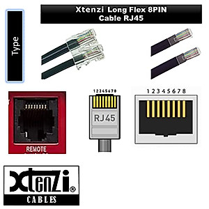 Xtenzi Bass Gain Volume Knob Control Remote XTBR14 Compatible with Hifonics Amplifiers HFR-3