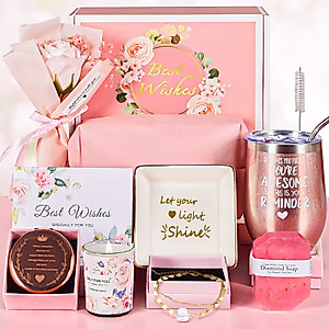 Gifts for Women Unique Birthday Gifts Box for Women Her Mom Wife Sister Friend Coworkers Mothers Day Valentine's Day Christmas Holiday Presents Get Well Soon Gift Basket Female Relaxation Set