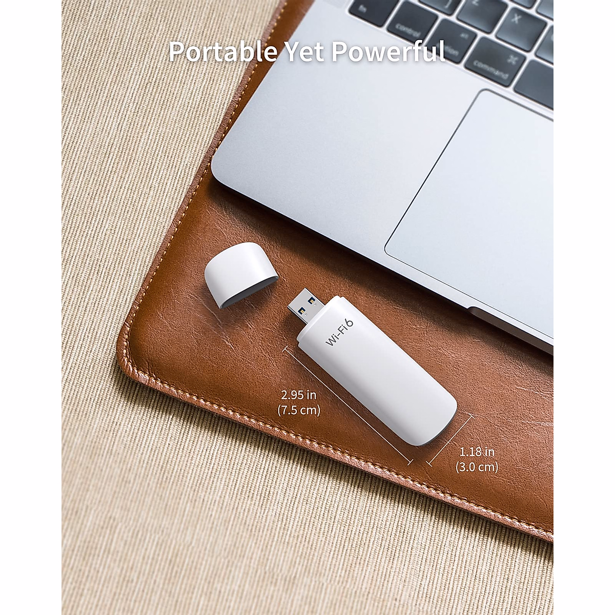 ioGiant AX1800 WiFi 6 Adapter WiFi Adapter for Desktop PC Laptop Wireless Network Adapter Dual Band USB WiFi 6 Adapter 5GHz 1201Mbps + 2.4GHz 574Mbps High Speed MU-MIMO WiFi Dongle for Windows 11/10