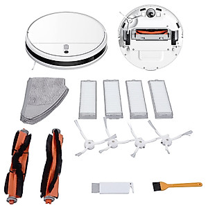 HYWHUYANG Sweeper Filter Mop Brush Kit,Replacement Parts Compatible for Robot Vacuum Mop 2 Lite 2 Pro MJSTL MJST1S, 2 Main Brush,6 Side Brush,4 Filters,4 Mop Cloth